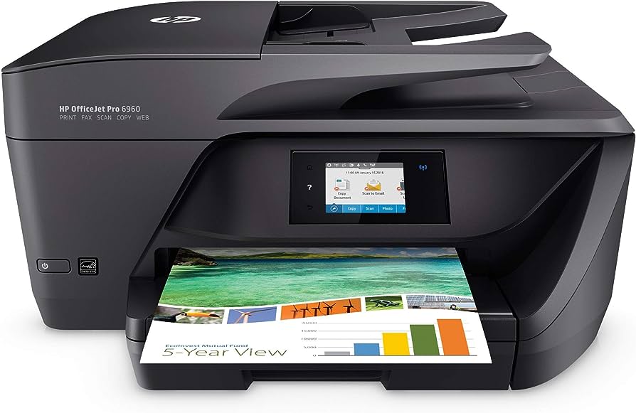 HP OfficeJet Pro 6960 All-in-One - J7K33A A4 Farbig USB Netzwerk ePrint ...